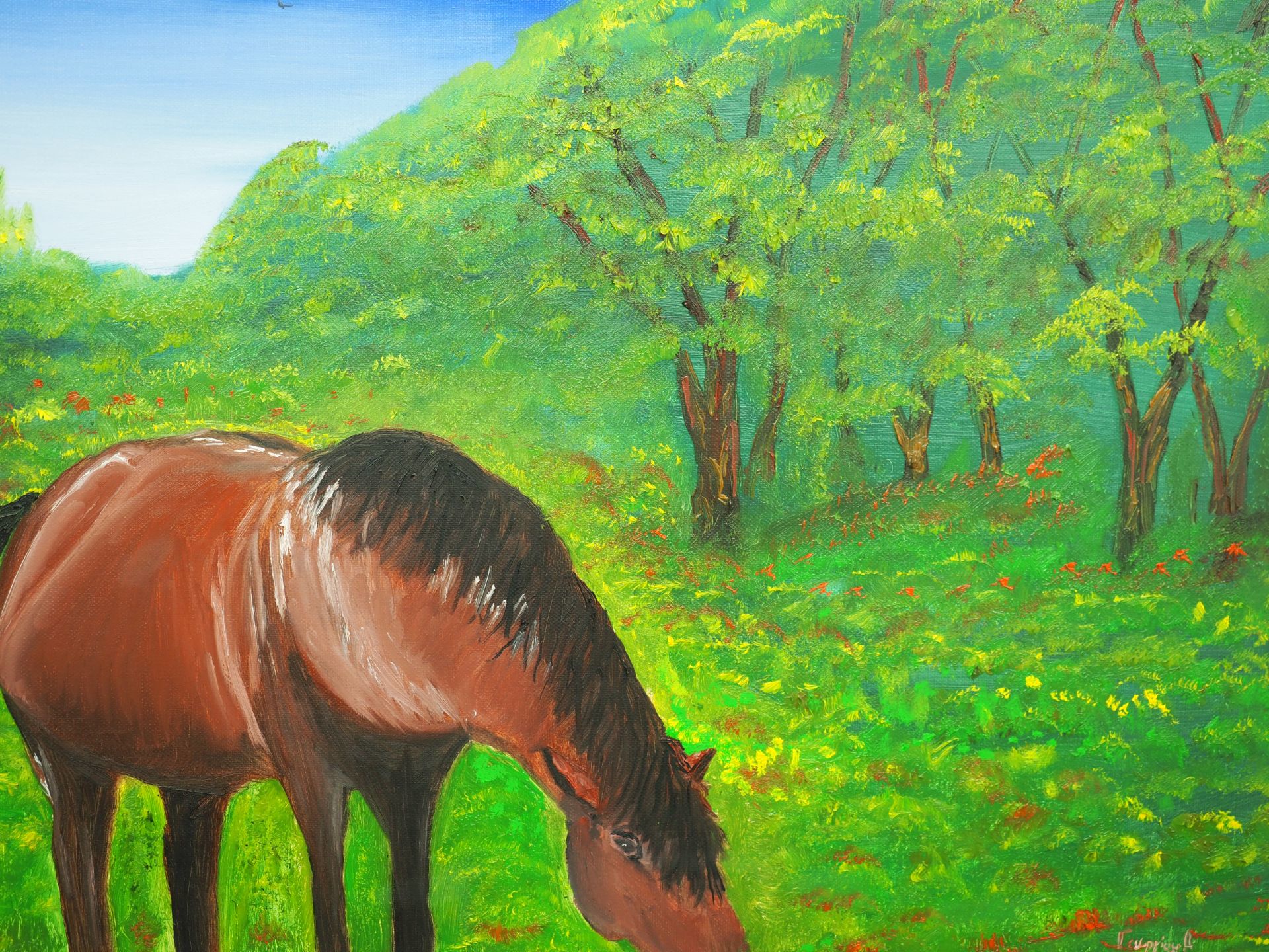 Georgiou Fine Art | The untamed steed (50 x 70cm) (Series 2)